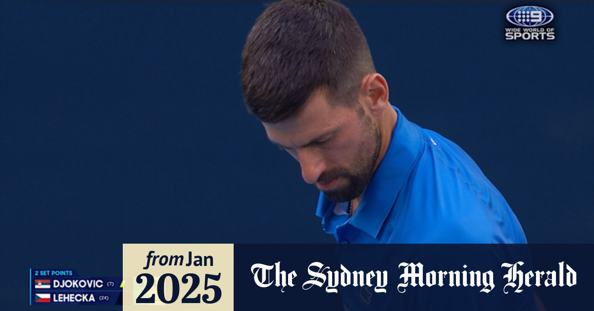 Video: Australian Open Highlights: Novak Djokovic v Jiri Lehecka